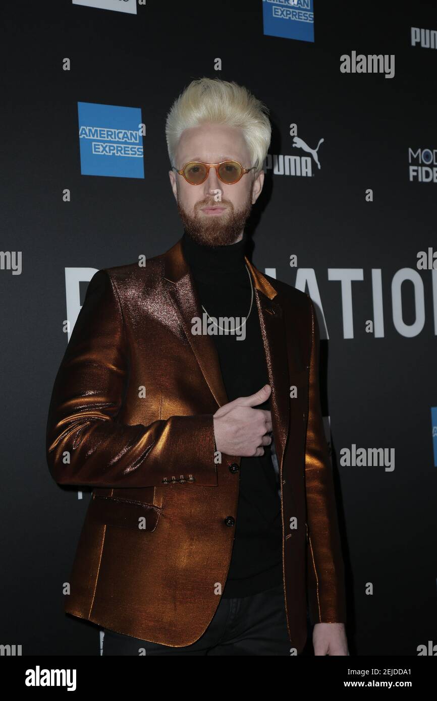 Jon Asher walking the red carpet at the 2020 Roc Nation "THE BRUNCH" on ...