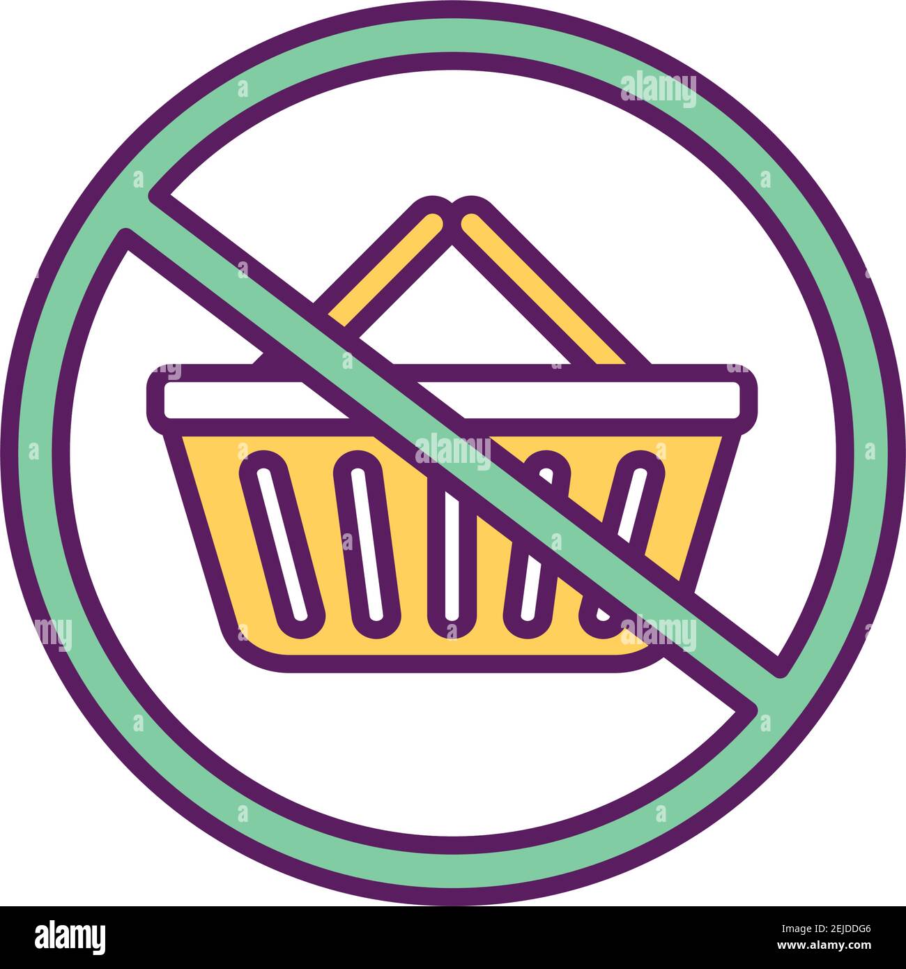 Reducing unnecessary consumption RGB color icon Stock Vector Image ...