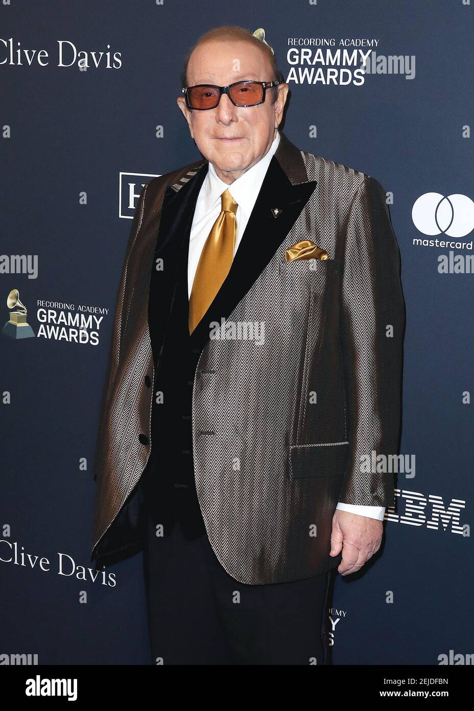 BEVERLY HILLS, LOS ANGELES, CALIFORNIA, USA - JANUARY 25: Clive Davis ...