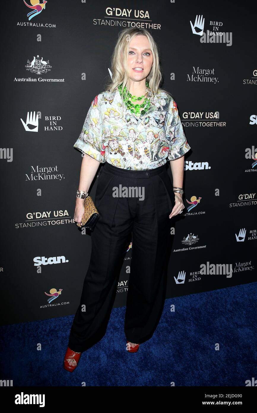 Laura Brown attends the G'Day USA 2020 held at the Beverly Wilshire ...