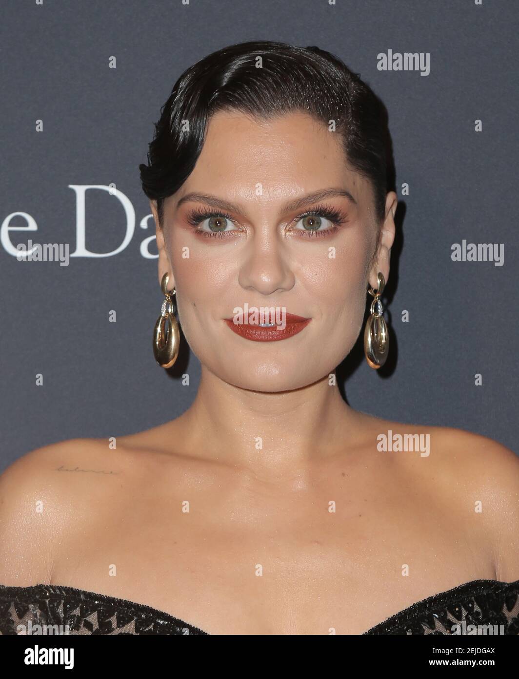Jessie J walking the red carpet at the Clive Davis' 2020 Pre-Grammy ...