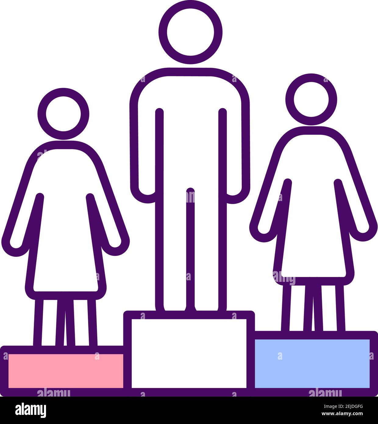 Woman career glass ceiling Stock Vector Images - Alamy