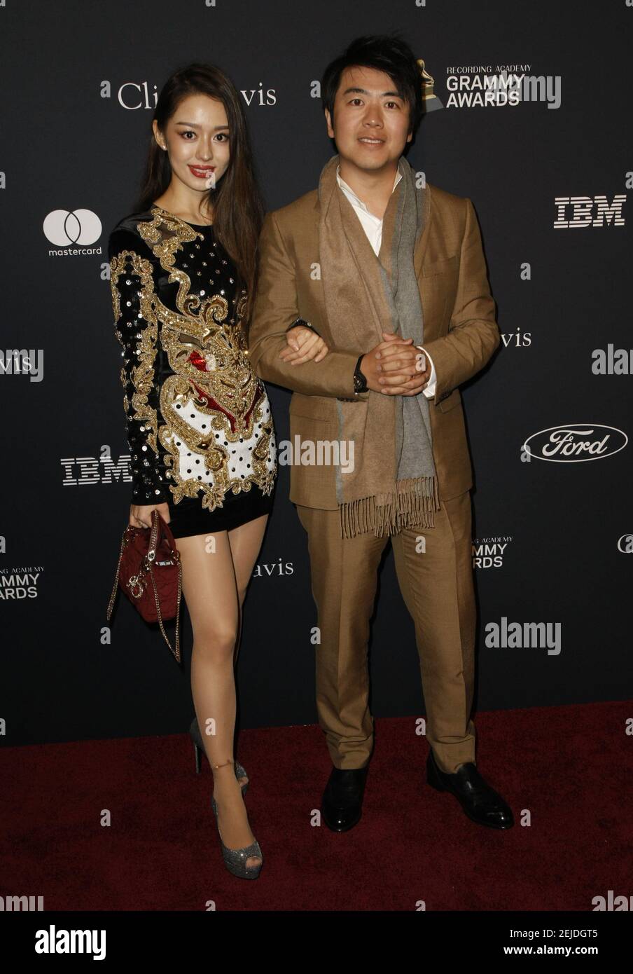 BEVERLY HILLS, CALIFORNIA - JANUARY 25: Gina, Lang Lang attend the Pre ...