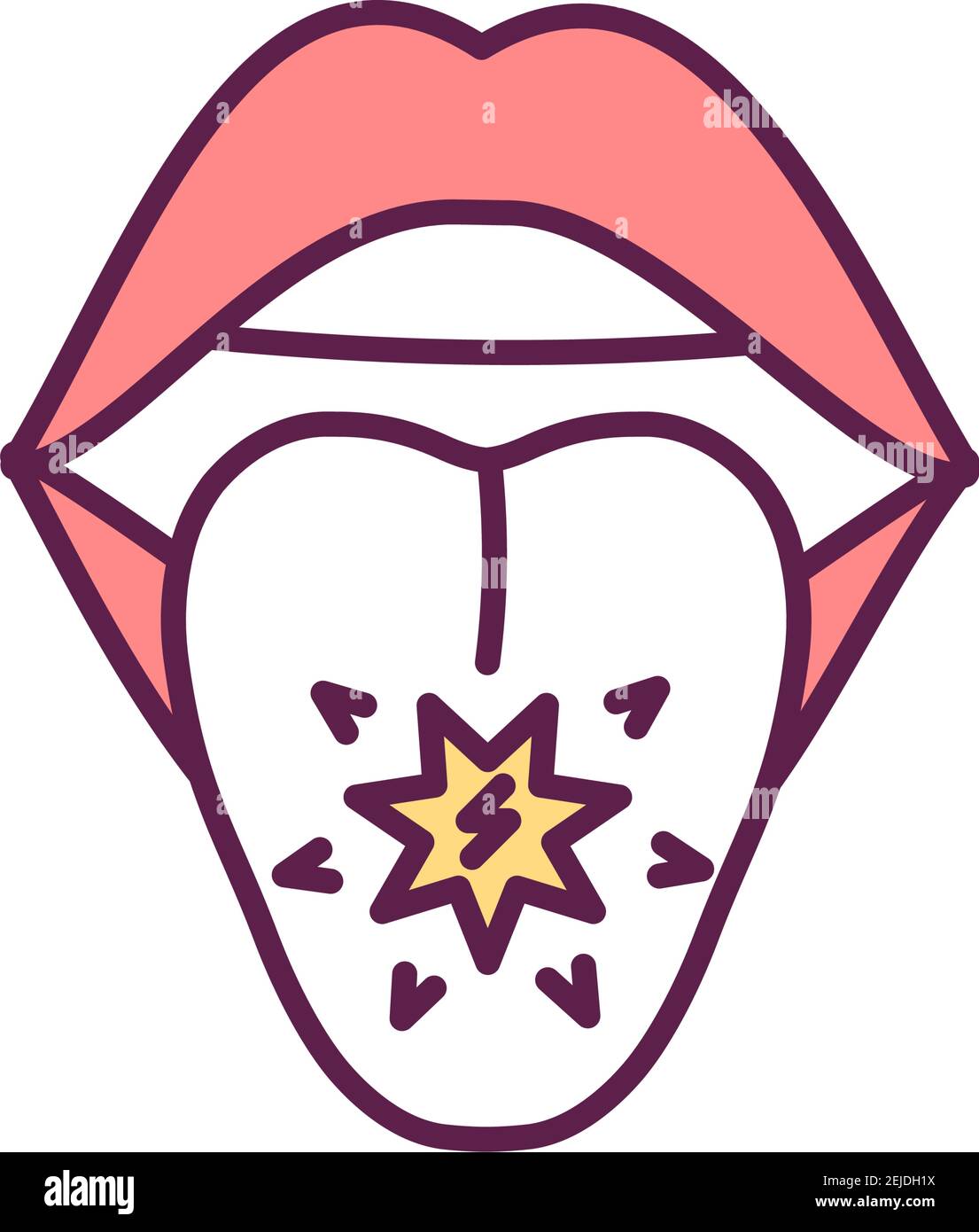 Cancer color line icon Cut Out Stock Images & Pictures - Alamy