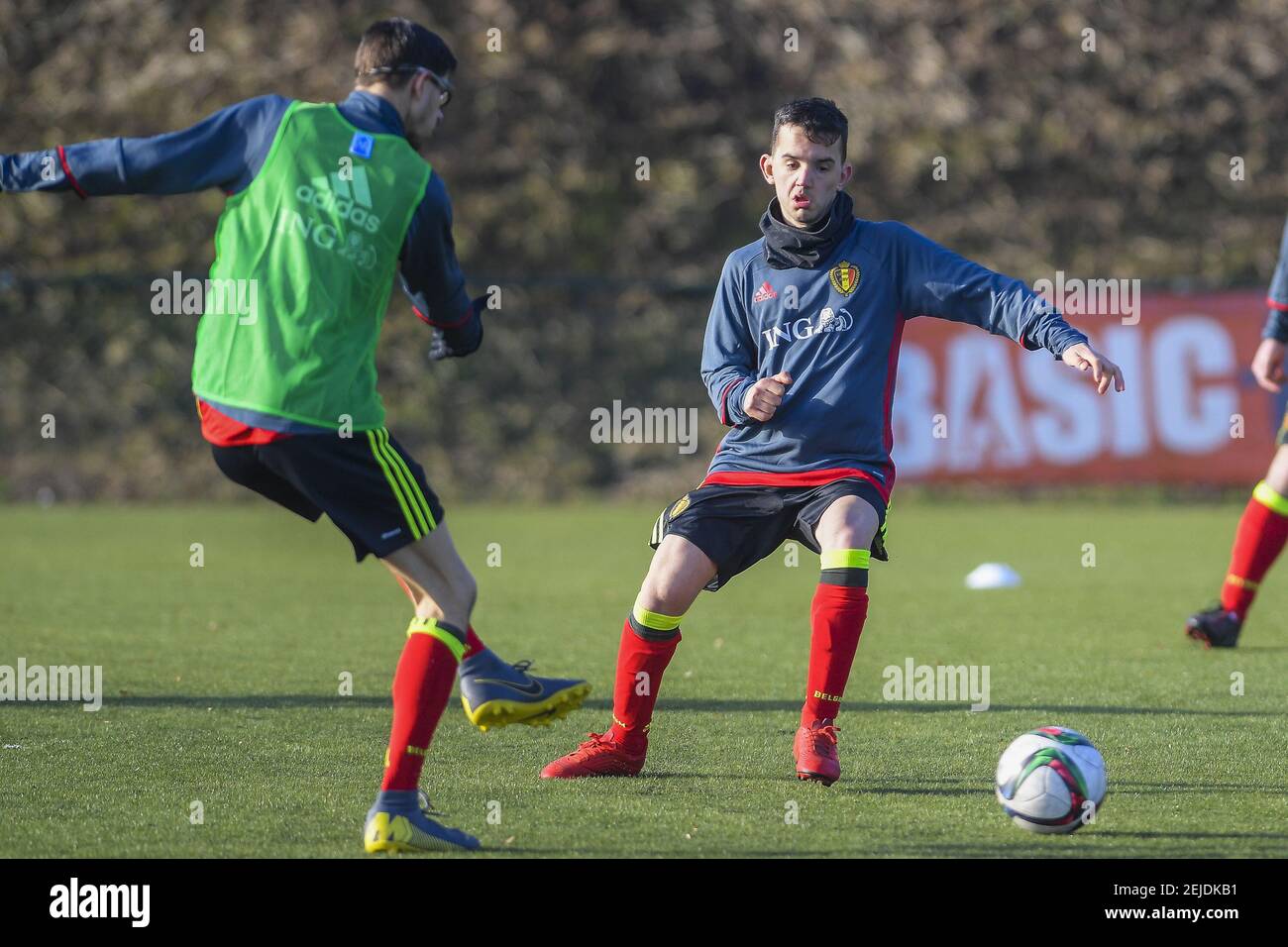 Illustration picture shows a training of 'Special Devils', the soccer ...