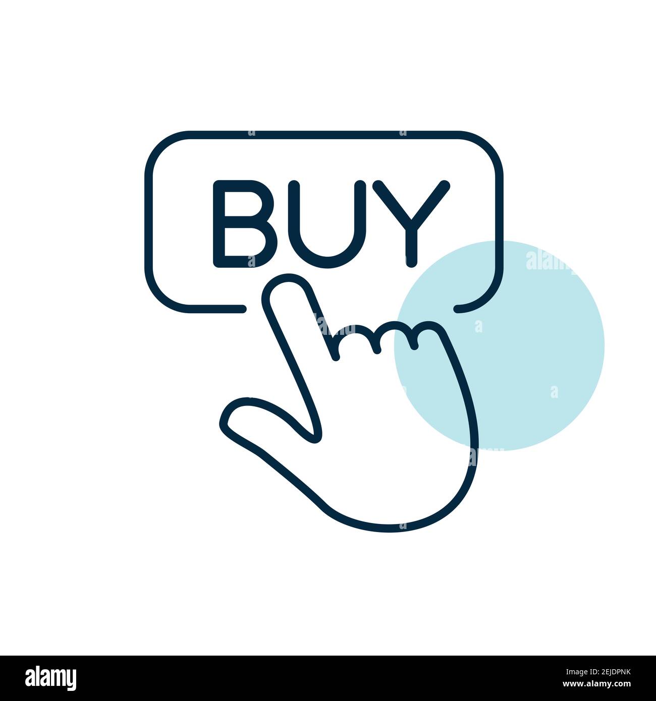 Finger pointing to buy sign icon. E-commerce sign. Graph symbol for ...