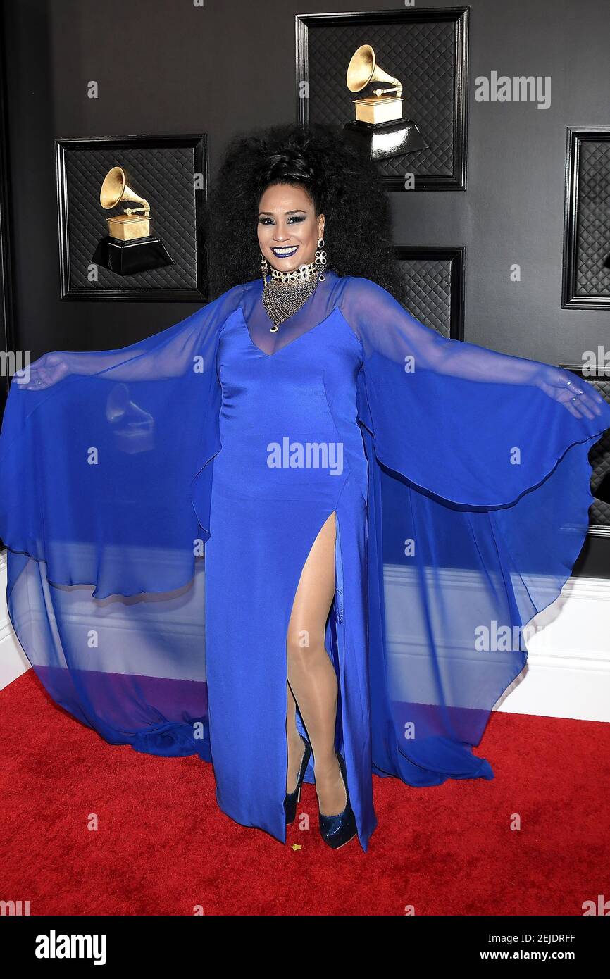 Aymee Nuviola arrives at the 62nd Annual Grammy Awards red carpet held ...