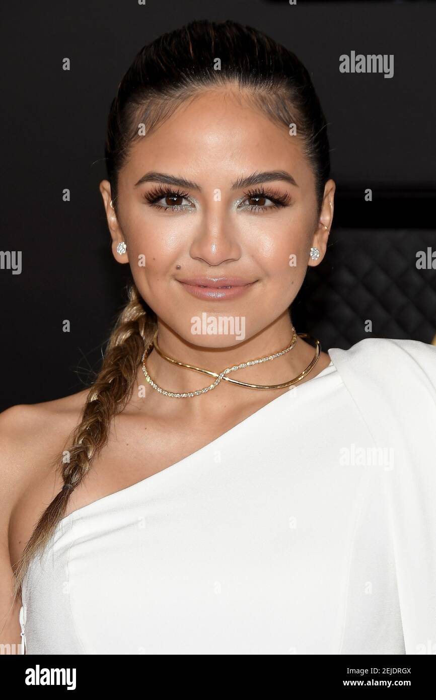 Erin Lim arrives at the 62nd Annual Grammy Awards red carpet held at ...