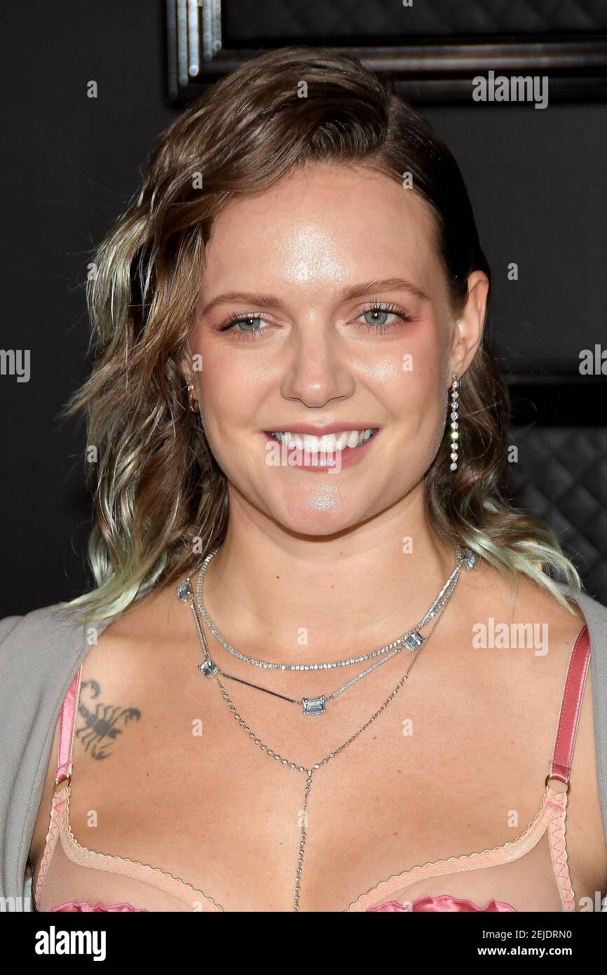 Tove Lo arrives at the 62nd Annual Grammy Awards red carpet held at the ...