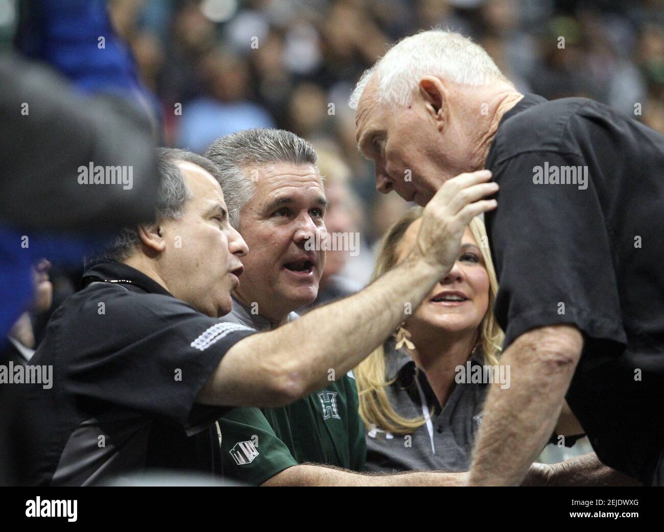 January 25, 2020 - Hawaii Athletic Director David Matlin introduces new ...