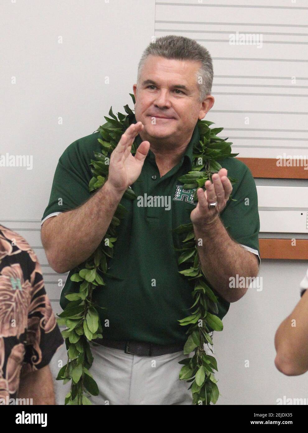 January 22, 2020 - The University of Hawaii Rainbow warriors introduce ...