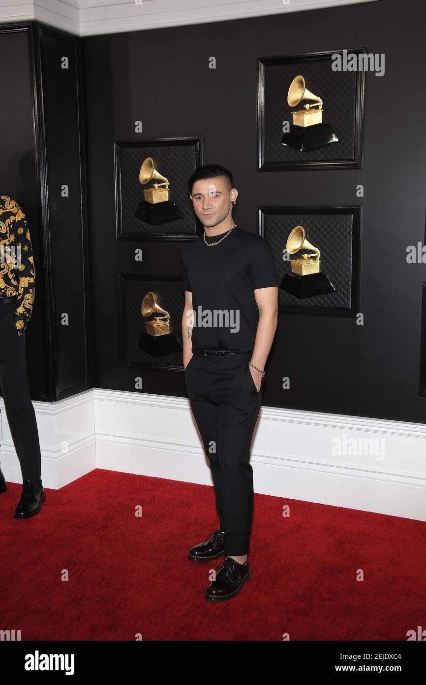 DJ Skrillex arrives at the 62nd Annual Grammy Awards red carpet held at ...
