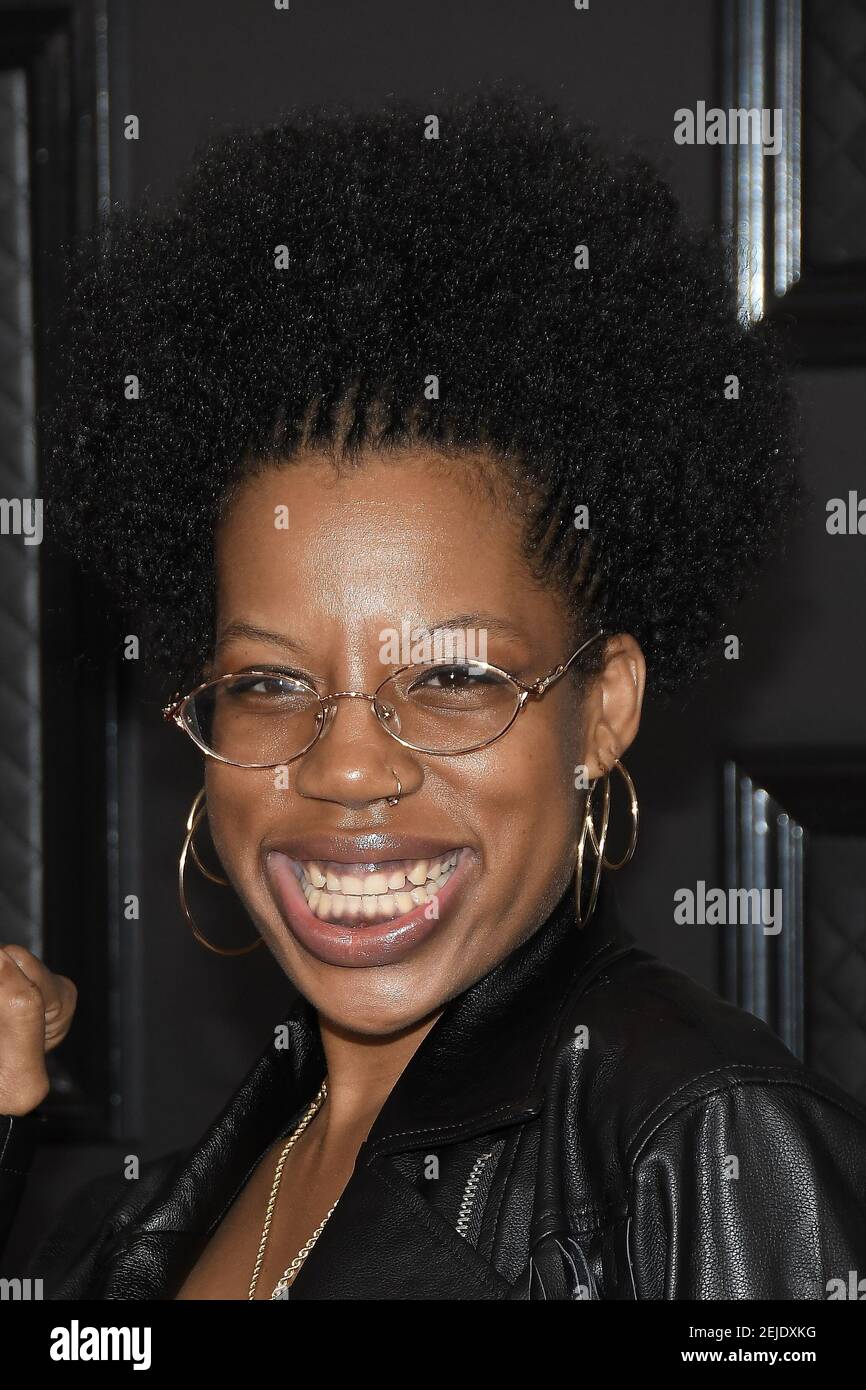 Georgia Anne Muldrow arrives at the 62nd Annual Grammy Awards red ...