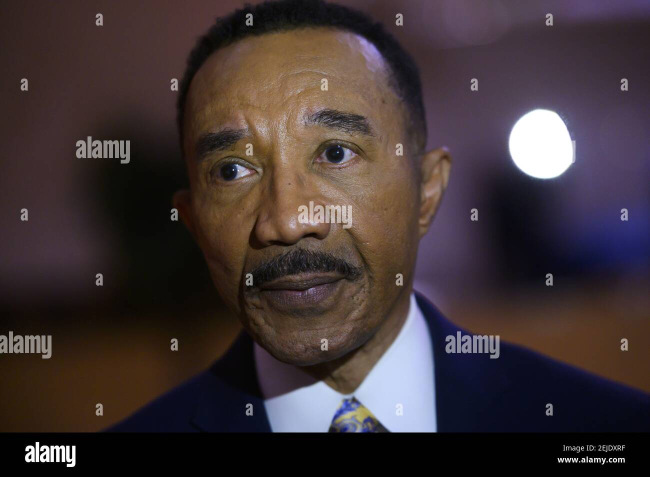UNITED STATES - JANUARY 26: Kweisi Mfume, Democratic candidate for ...