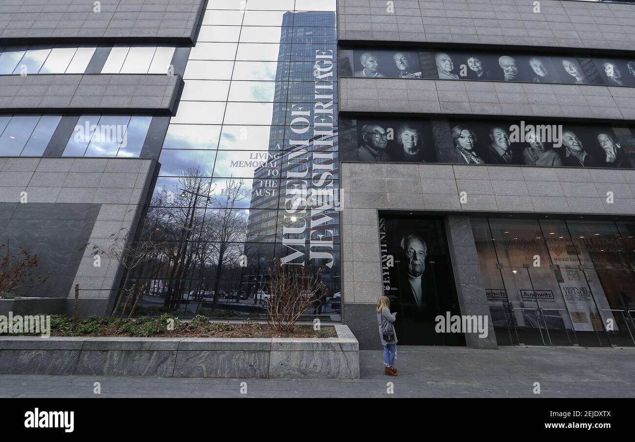 An Exterior view of the Museum of Jewish Heritage "A Living Memorial To ...