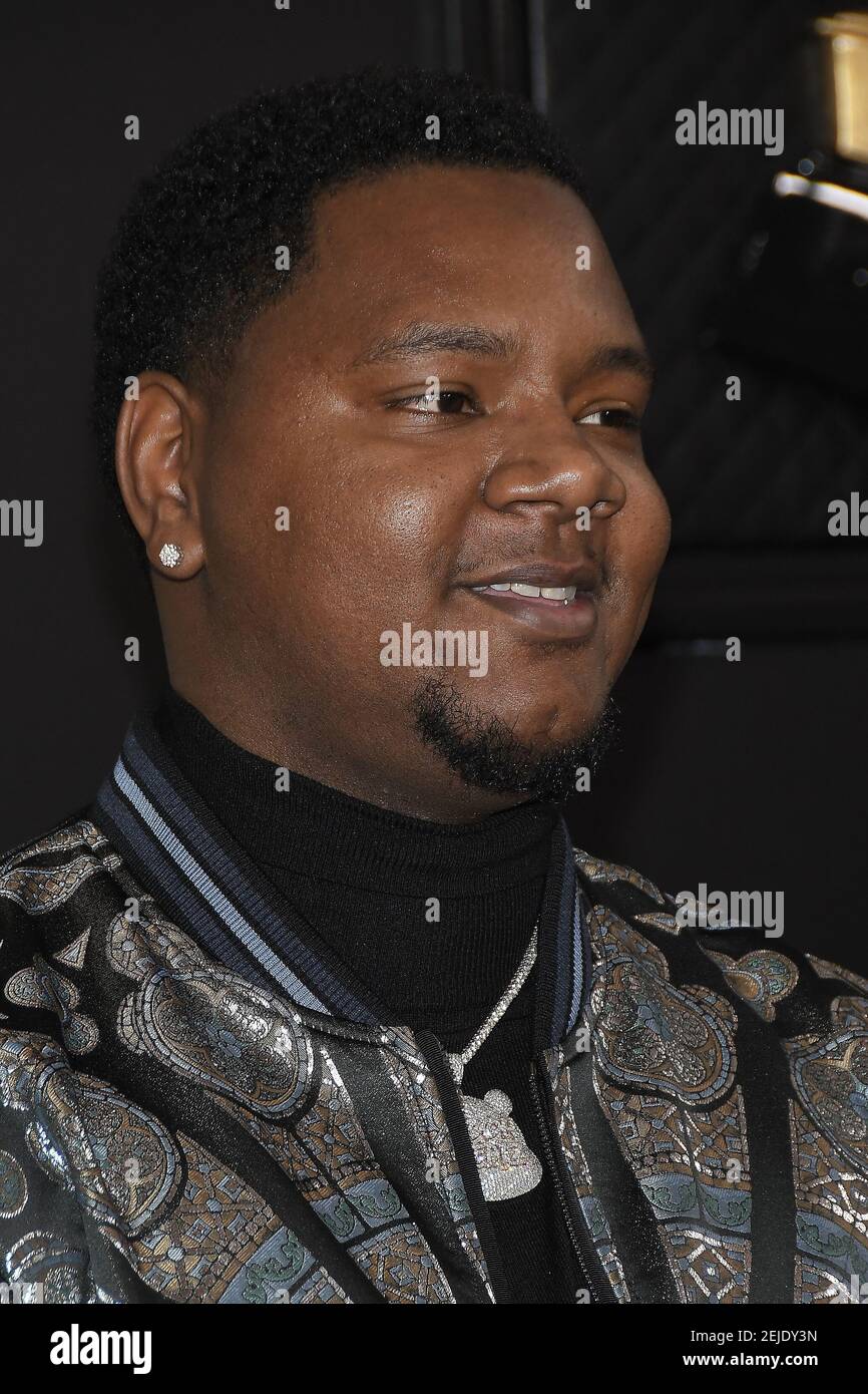 Pooh Beatz arrives at the 62nd Annual Grammy Awards red carpet held at ...