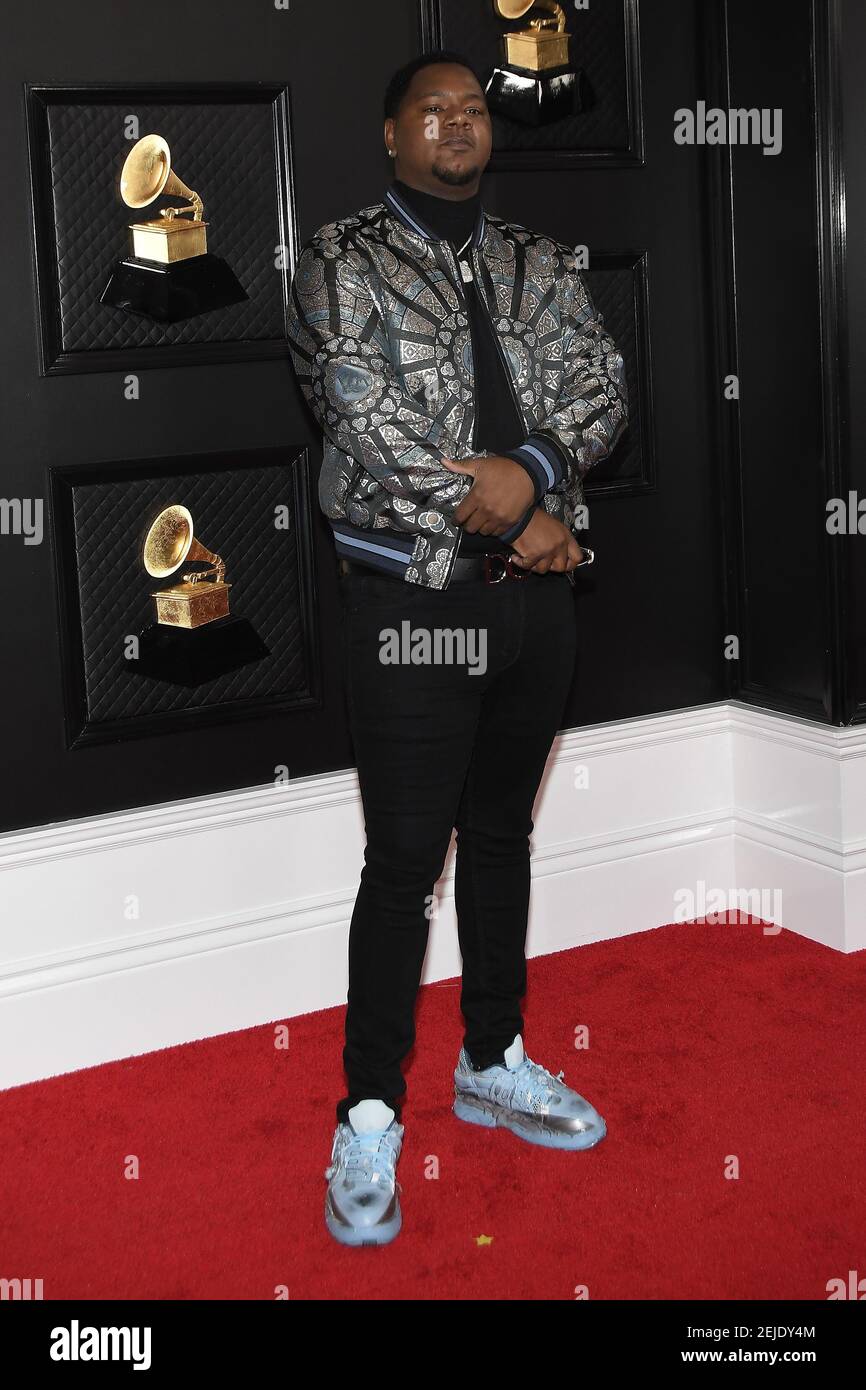 Pooh Beatz arrives at the 62nd Annual Grammy Awards red carpet held at ...