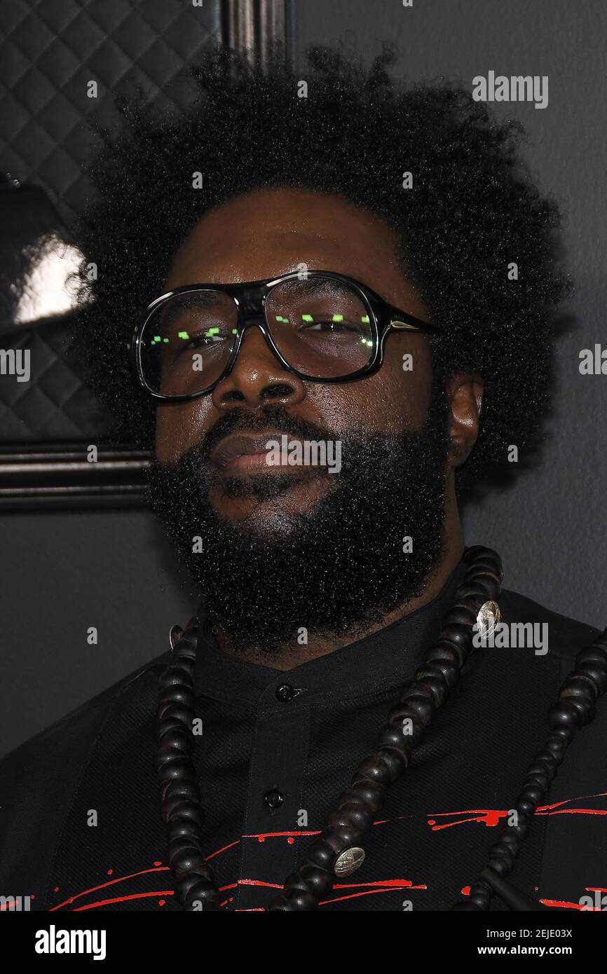 Questlove arrives at the 62nd Annual Grammy Awards red carpet held at ...