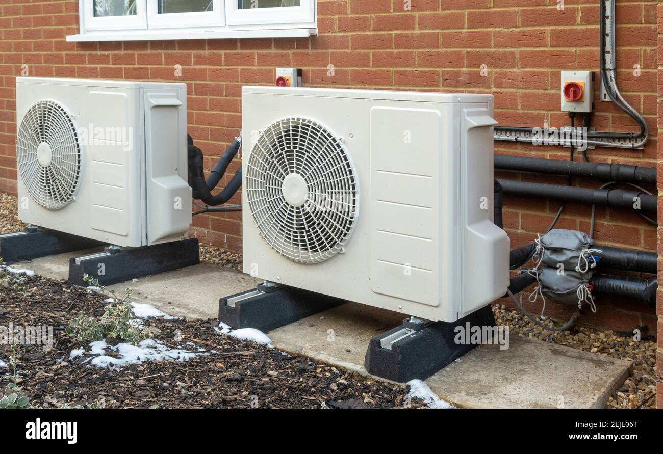Air source heat pump hi-res stock photography and images - Alamy