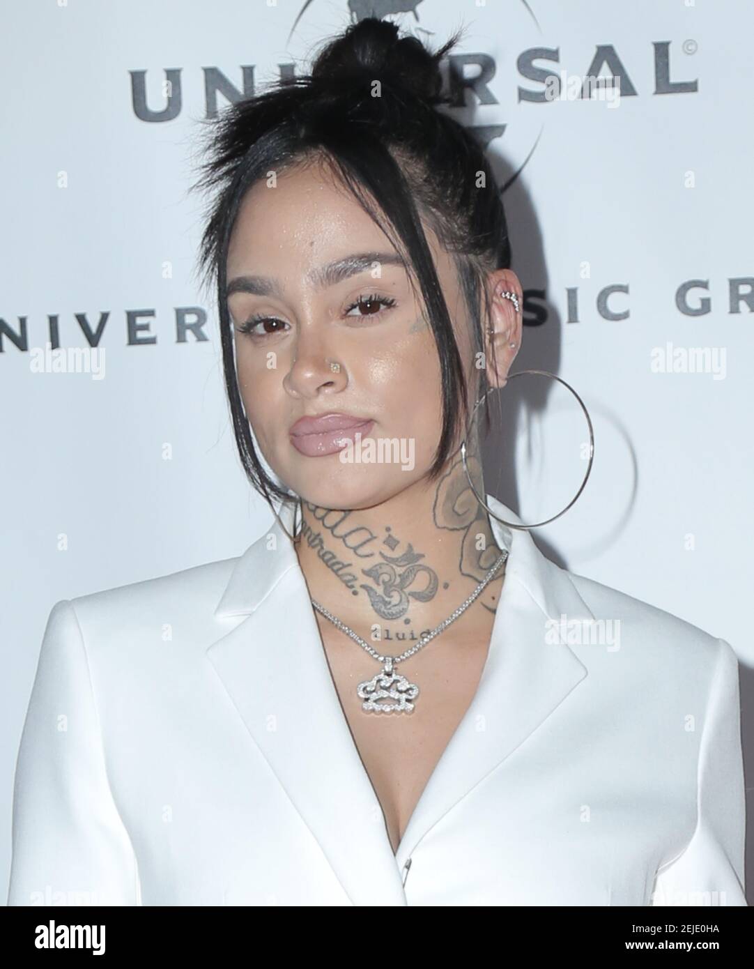 Kehlani walking the red carpet at the Universal Music Group's 2020 ...