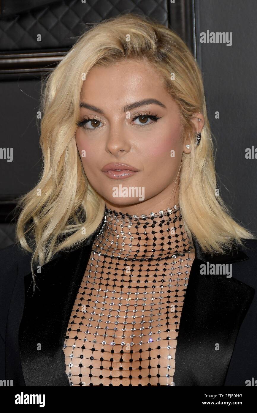 Bebe Rexha arrives at the 62nd Annual Grammy Awards red carpet held at ...