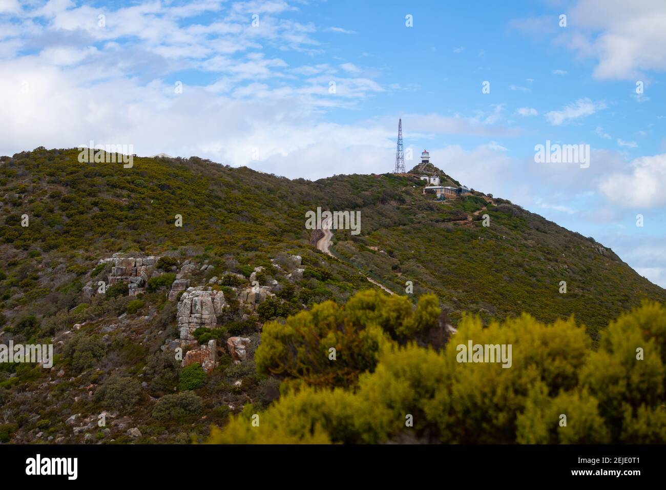 Cape Point- Cape Town, South Africa - 19-02-2021 View of the top of ...