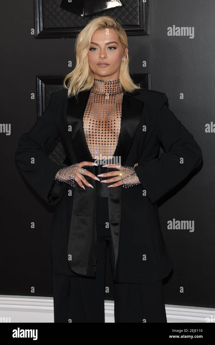 Bebe Rexha arrives at the 62nd Annual Grammy Awards red carpet held at ...