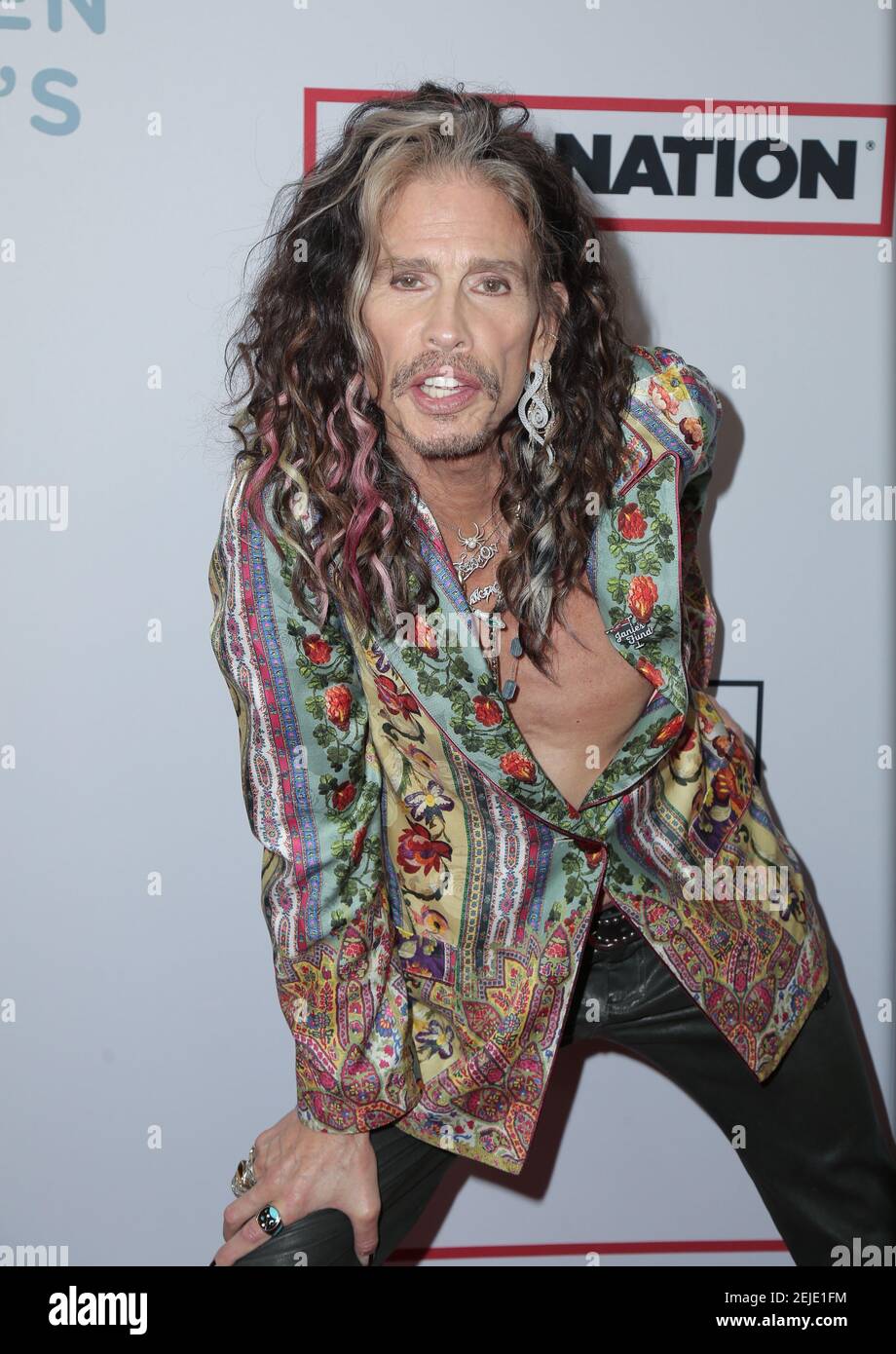 Steven Tyler walking the red carpet at the 3rd Annual Steven Tyler ...