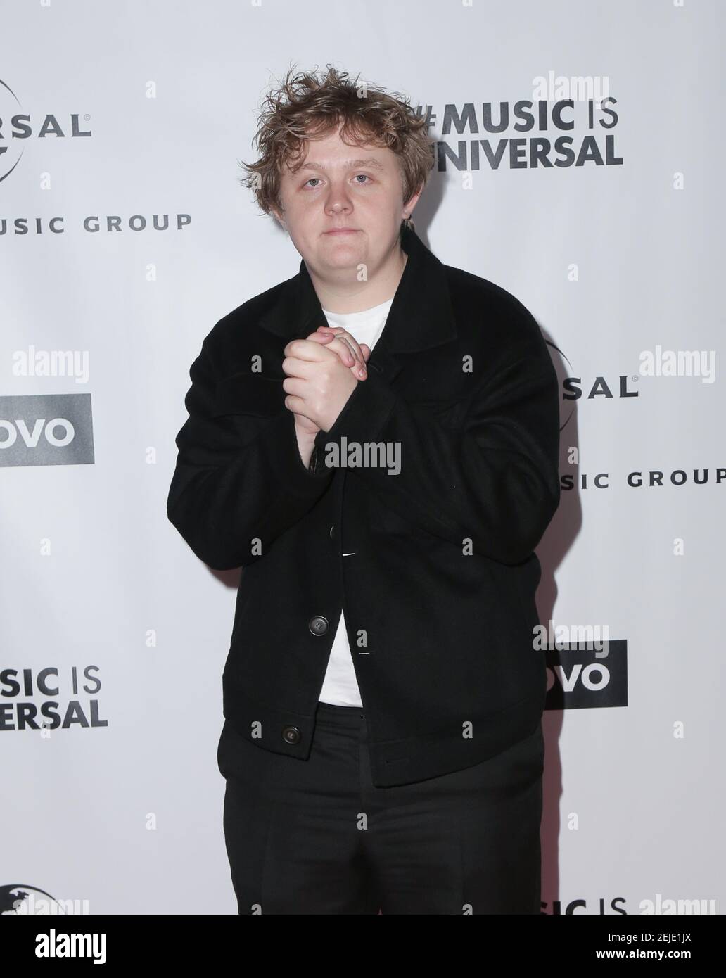 Lewis Capaldi walking the red carpet at the Universal Music Group's ...
