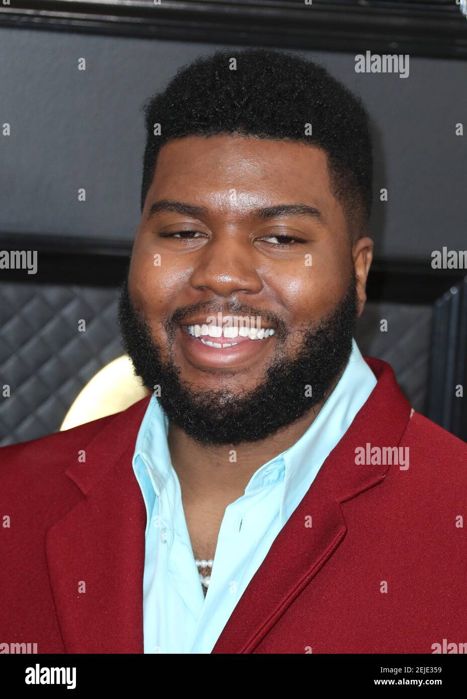 LOS ANGELES, CALIFORNIA, USA - JANUARY 26: Khalid arrives at the 62nd ...
