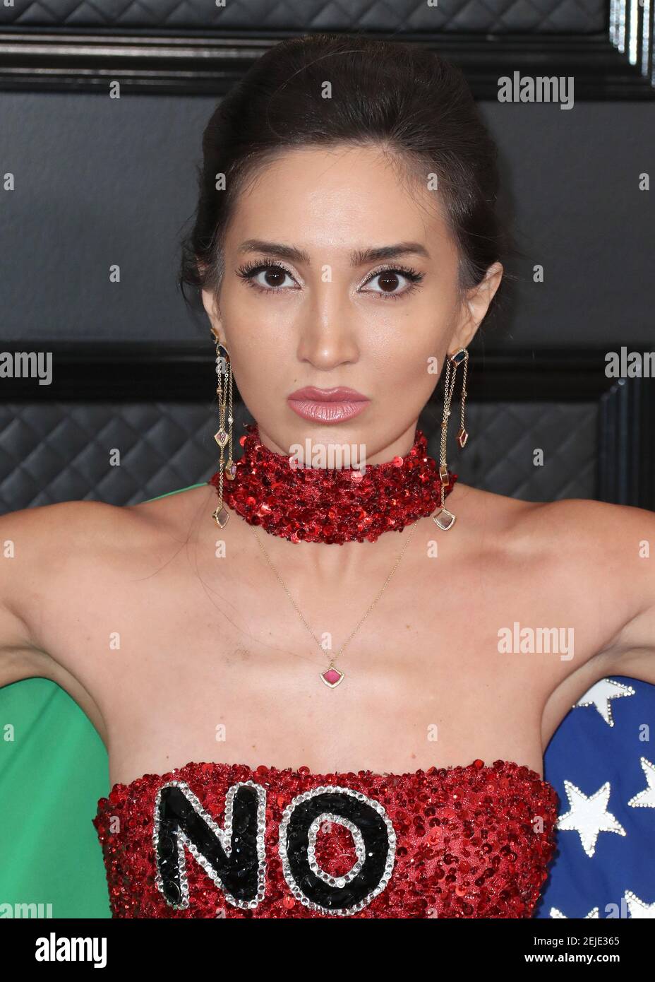 LOS ANGELES, CALIFORNIA, USA - JANUARY 26: Megan Pormer arrives at the ...