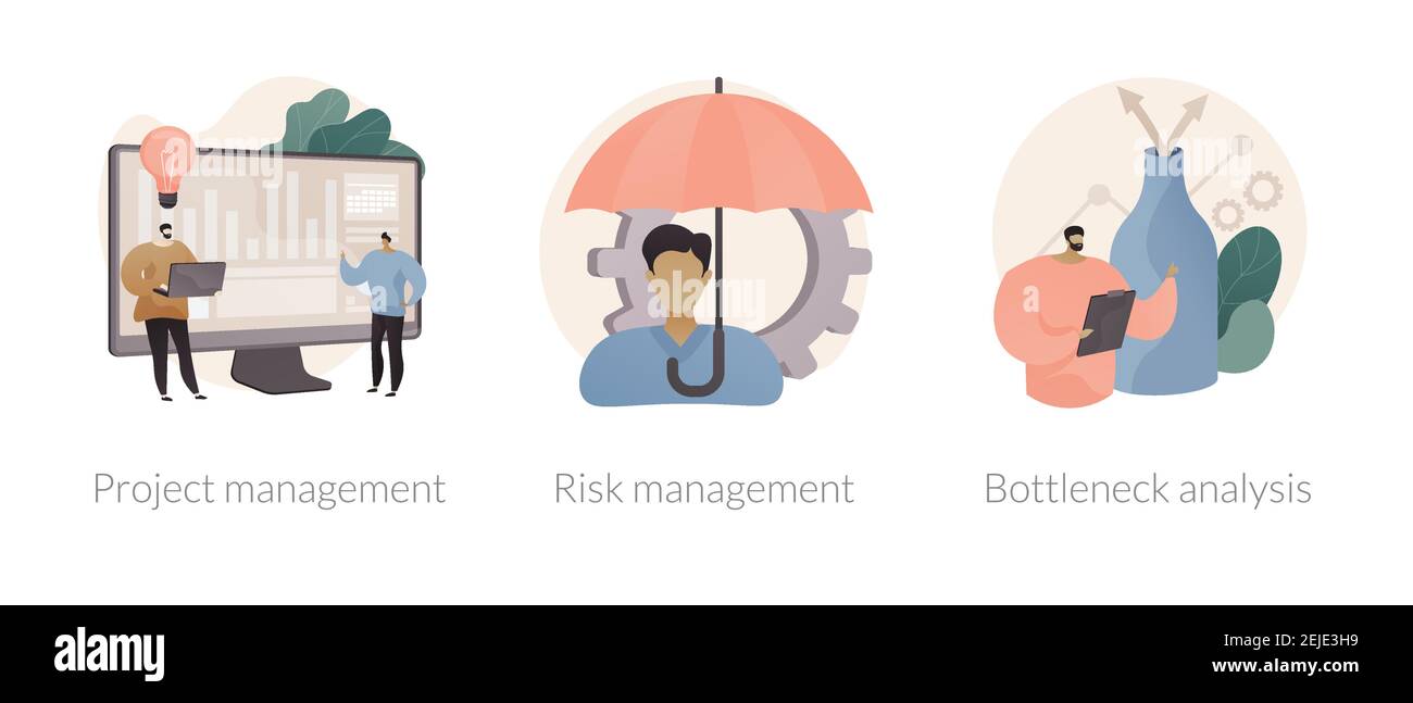 Project planning abstract concept vector illustrations Stock Vector ...