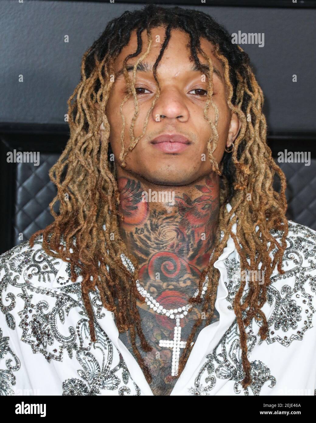 LOS ANGELES, CALIFORNIA, USA - JANUARY 26: Swae Lee arrives at the 62nd ...