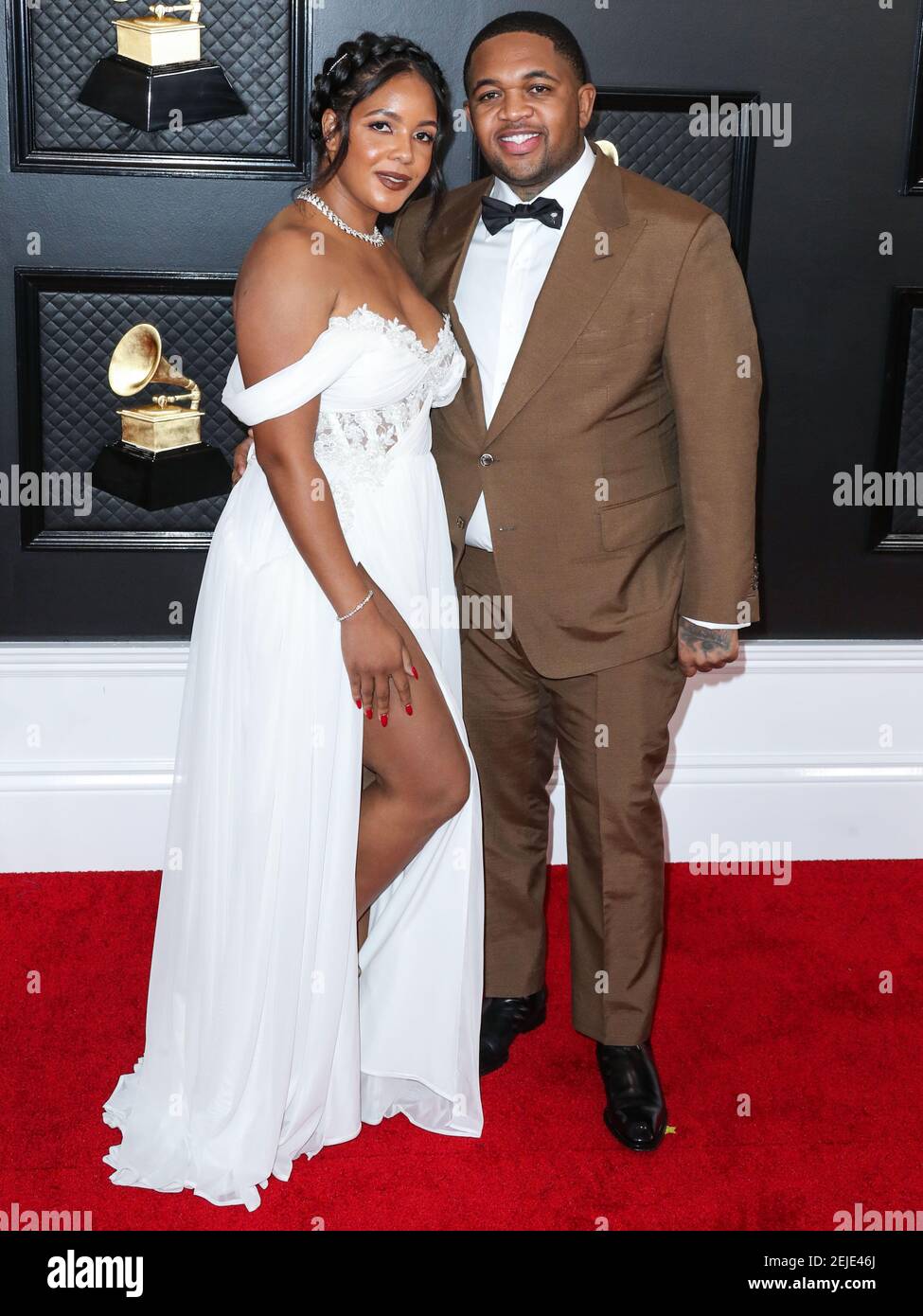 LOS ANGELES, CALIFORNIA, USA - JANUARY 26: DJ Mustard and Chanel ...