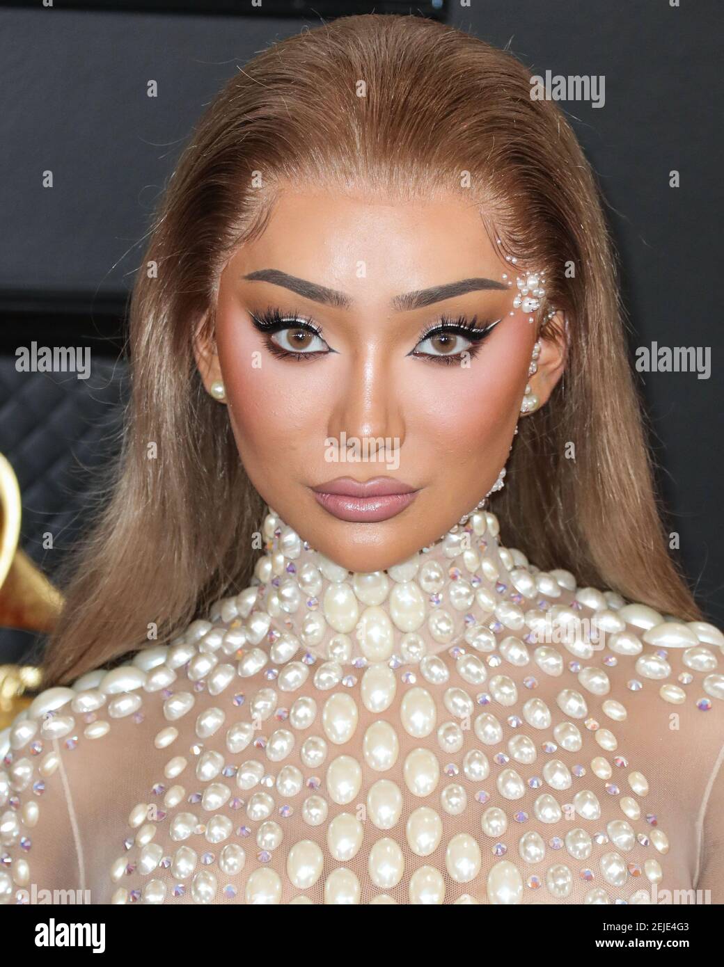 LOS ANGELES, CALIFORNIA, USA - JANUARY 26: Nikita Dragun arrives at the ...
