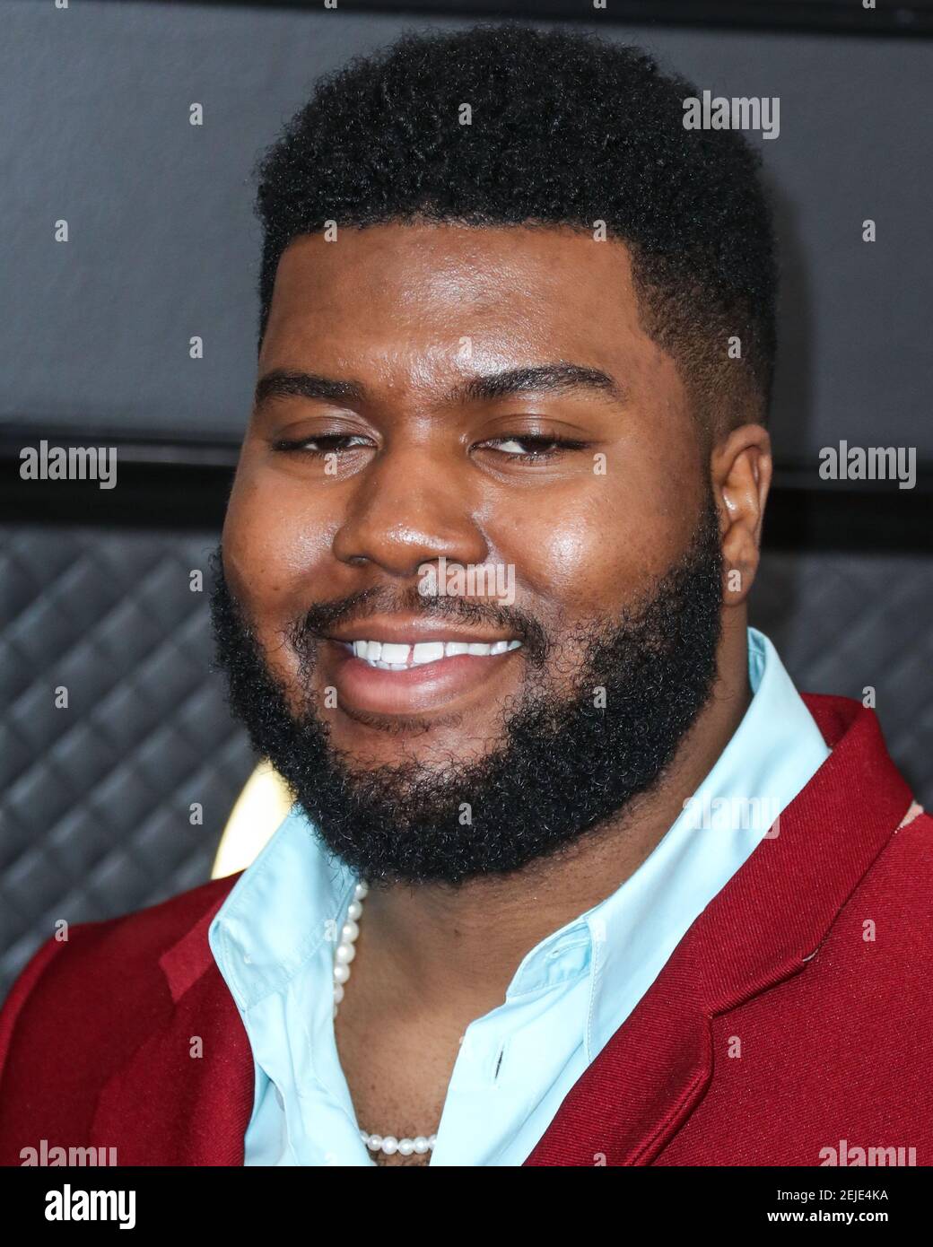 LOS ANGELES, CALIFORNIA, USA - JANUARY 26: Khalid arrives at the 62nd ...