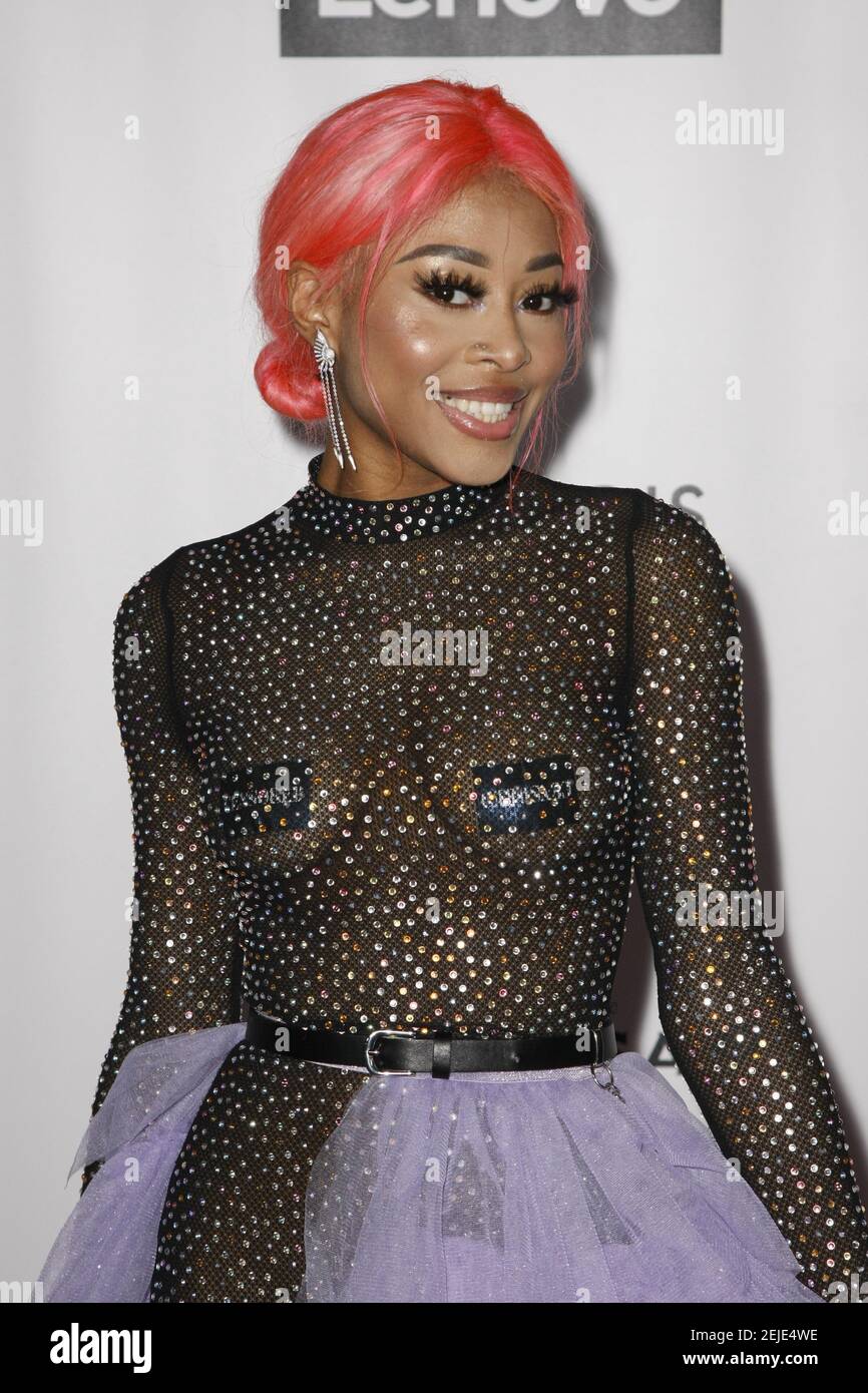 LOS ANGELES, CALIFORNIA - JANUARY 26: Maya B attends Universal Music ...