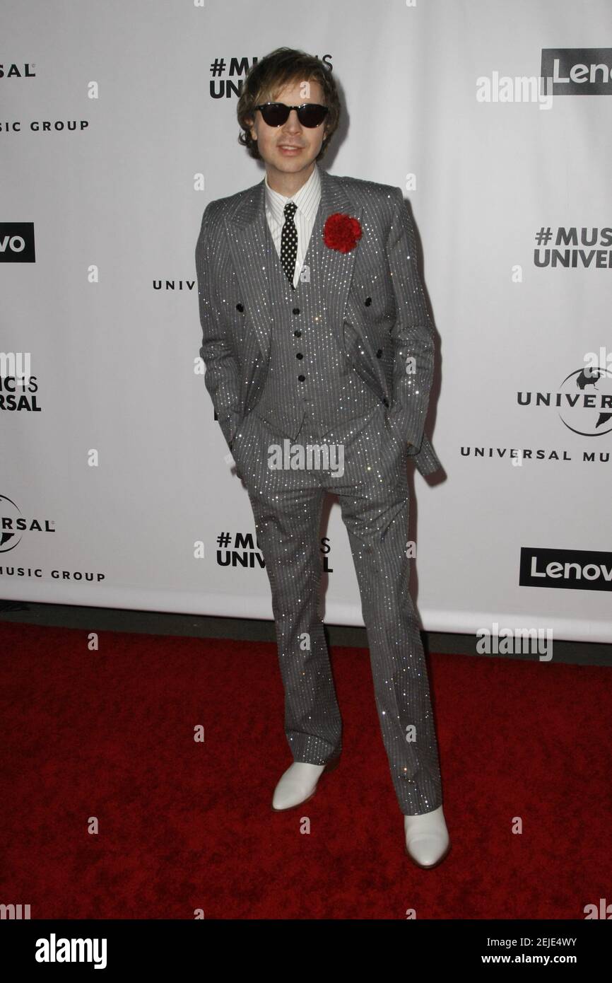 LOS ANGELES, CALIFORNIA - JANUARY 26: Beck attends Universal Music ...
