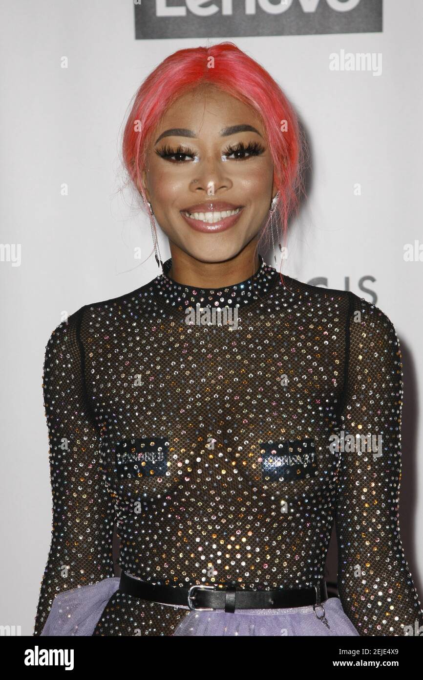 LOS ANGELES, CALIFORNIA - JANUARY 26: Maya B attends Universal Music ...