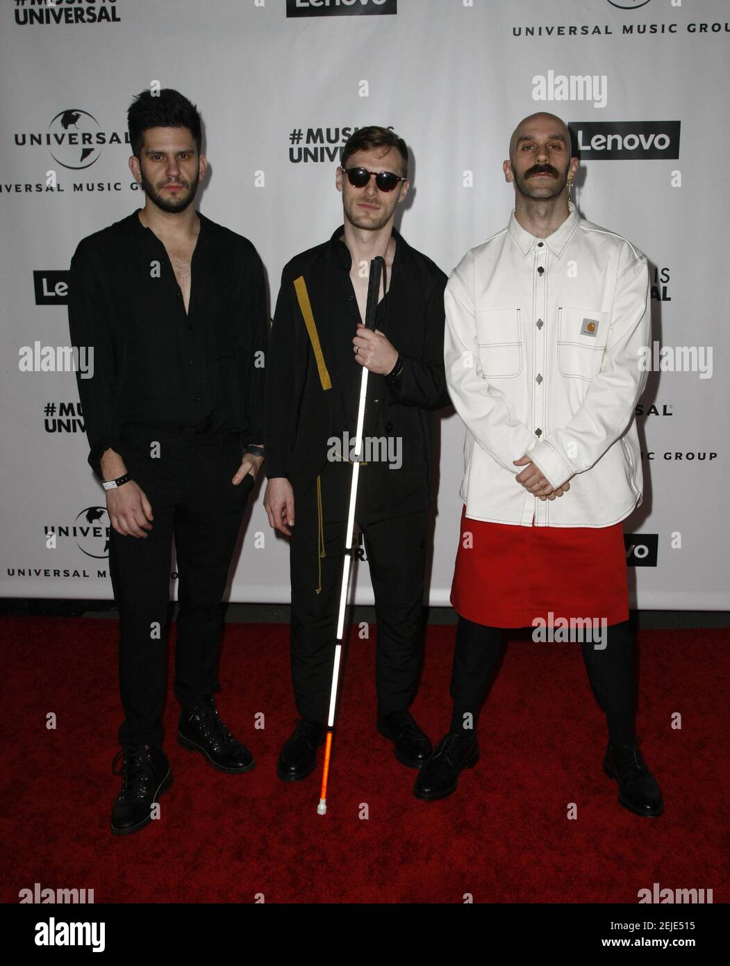 LOS ANGELES, CALIFORNIA - JANUARY 26: Sam Harris, Casey Harris, and ...