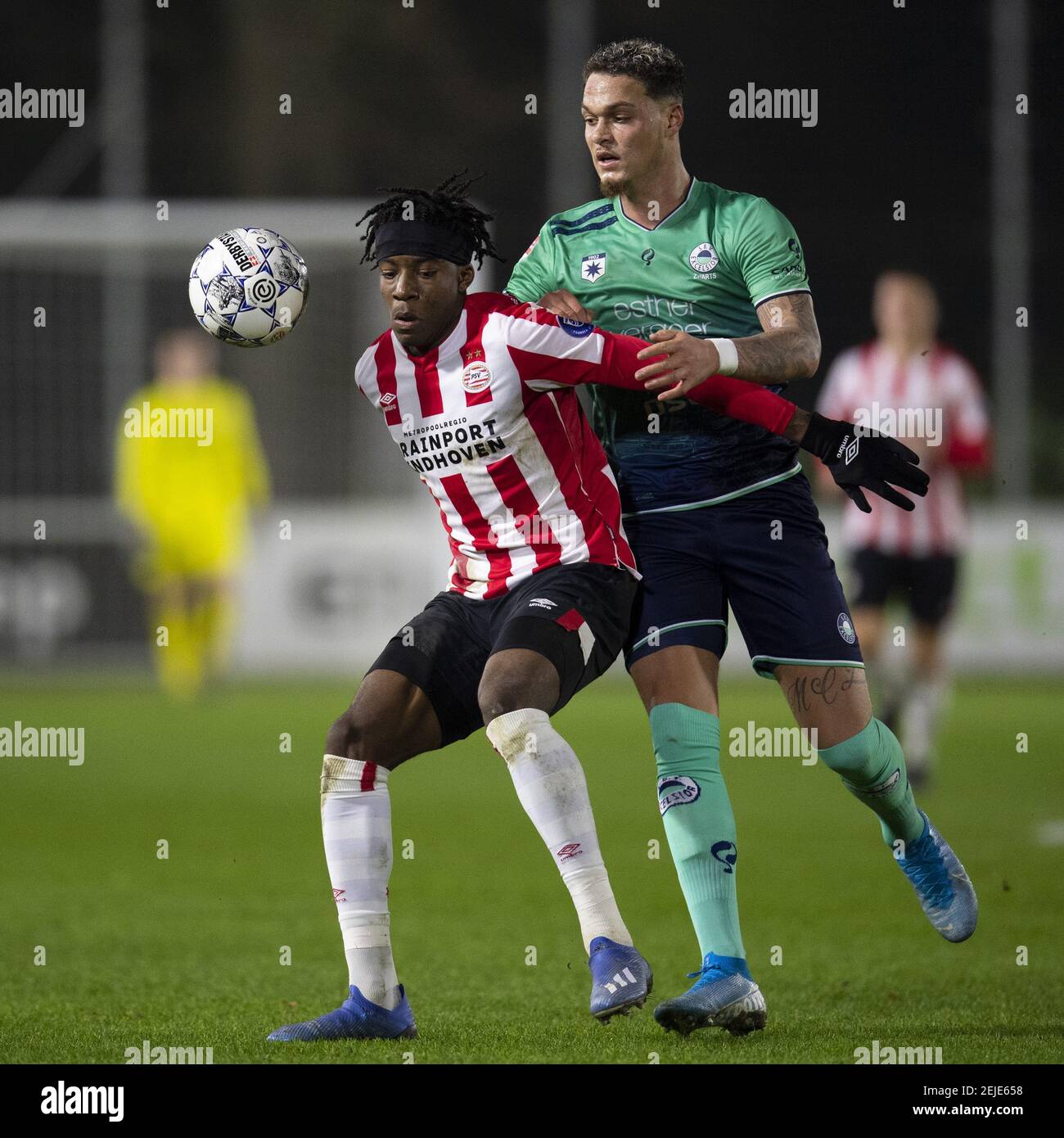 EINDHOVEN , 27-01-2020 , De Herdgang , Dutch Football Keukenkampioen Divisie, Jong PSV - SBV ...