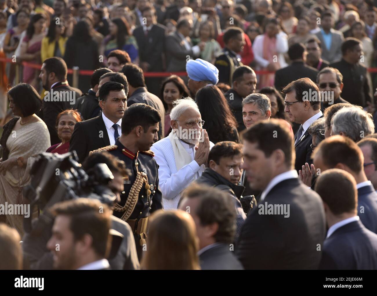 NEW DELHI, INDIA - JANUARY 26: Prime Minister Narendra Modi at the 'At ...