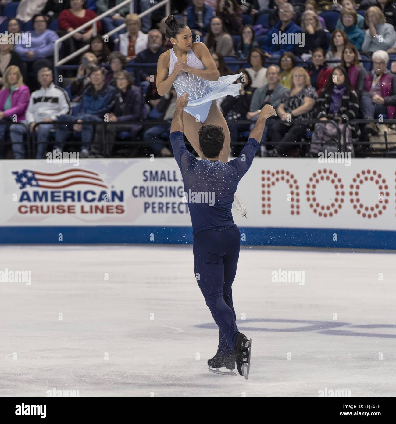 The team of Calalang and Johnson took the senior pairs silver medal in ...