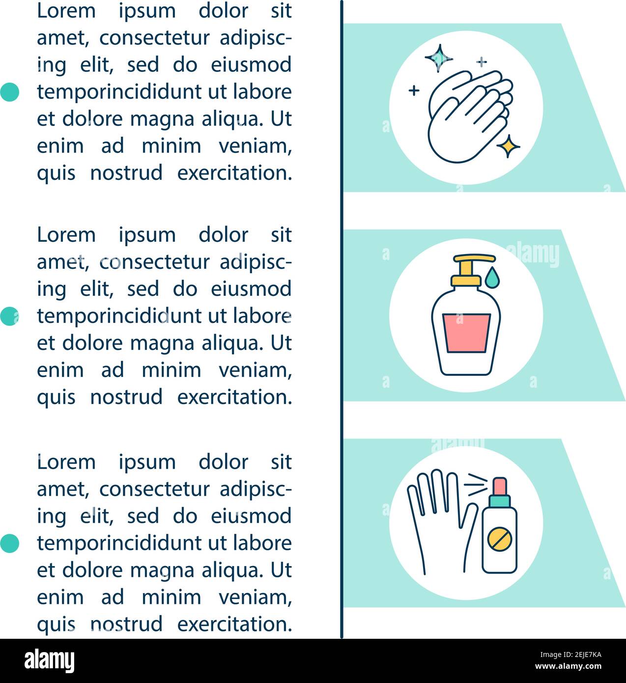 Hygiene rules concept icon with text Stock Vector Image & Art - Alamy