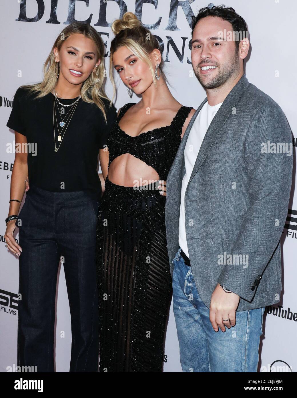 WESTWOOD, LOS ANGELES, CALIFORNIA, USA - JANUARY 27: Yael Cohen, Hailey ...