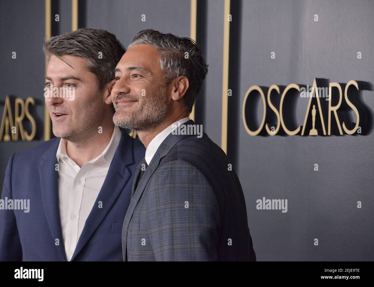 Carthew Neal and Taika Waititi arrives at the 92nd Oscars Nominees ...