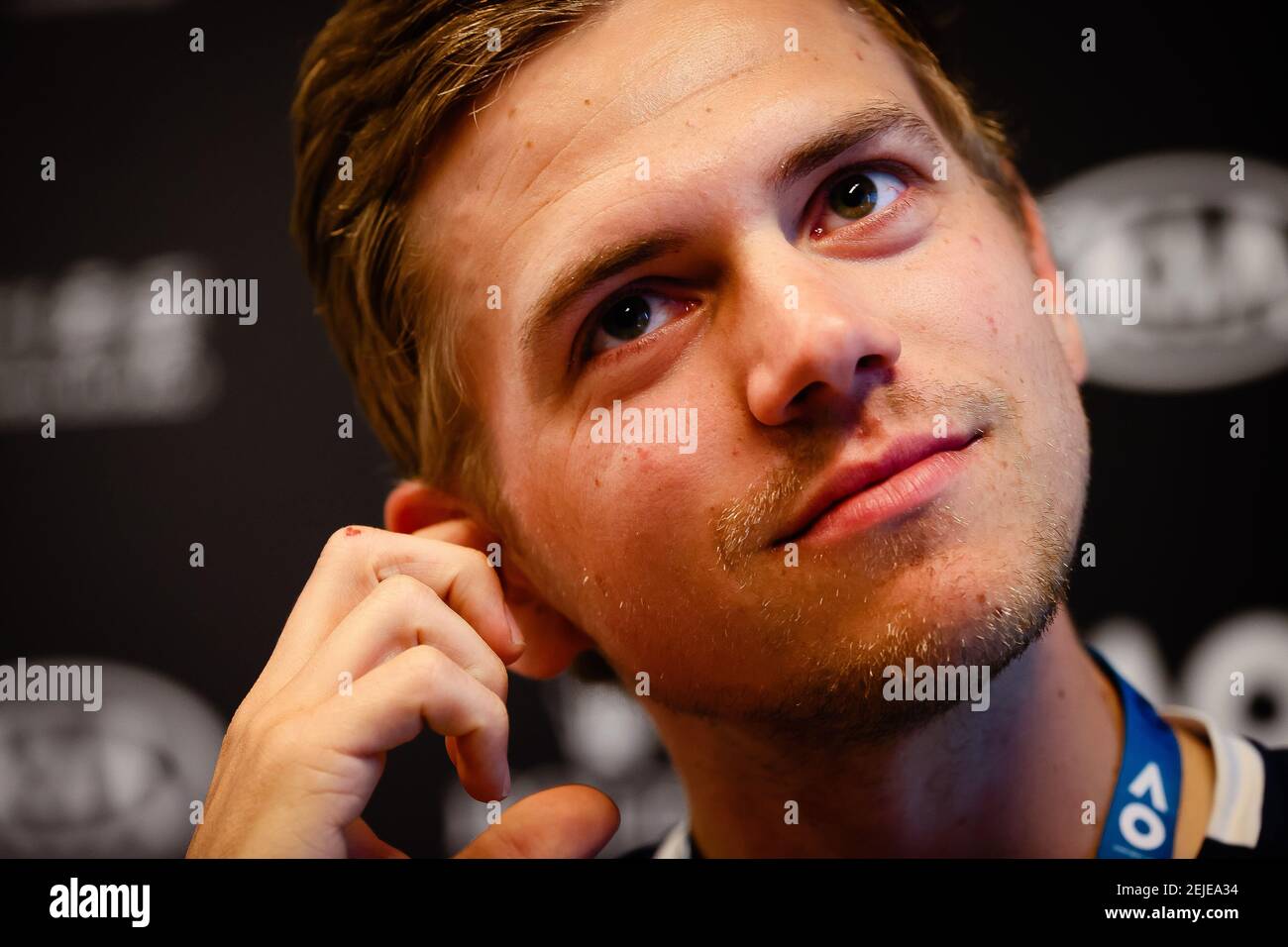 Belgian Robbe Ceyssens pictured during an interview at the 'Australian ...
