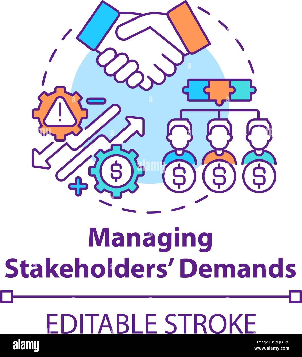 Managing stakeholders demands concept icon Stock Vector Image & Art - Alamy Managing stakeholders demands concept icon Stock Vector Image & Art - Alamy