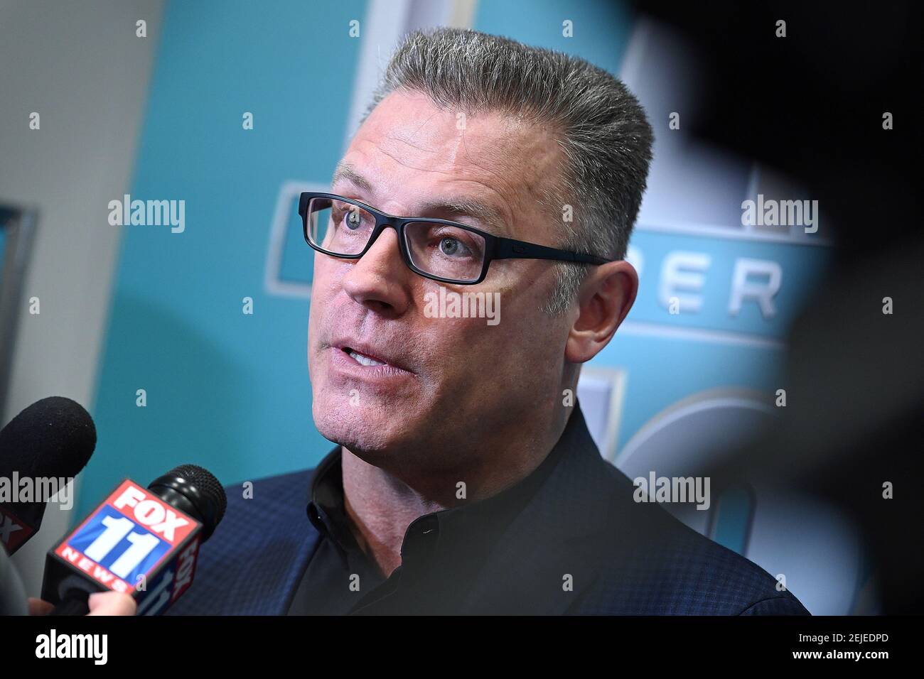 Howie Long during the Super Bowl LIV FOX Sports Media Day availability ...