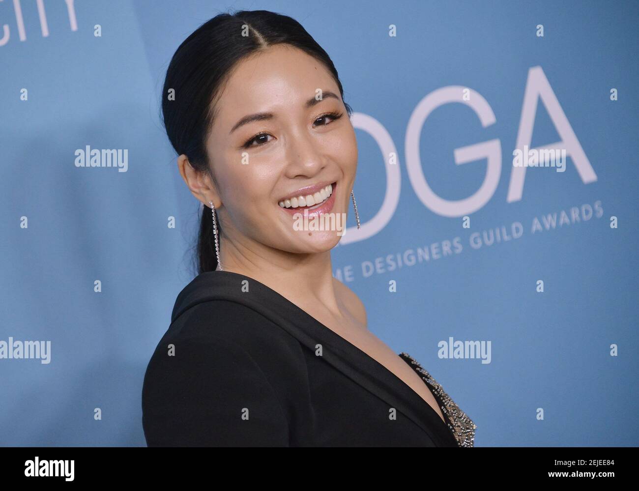 Constance Wu arrives at the 22nd Costume Designers Guild Awards held at ...